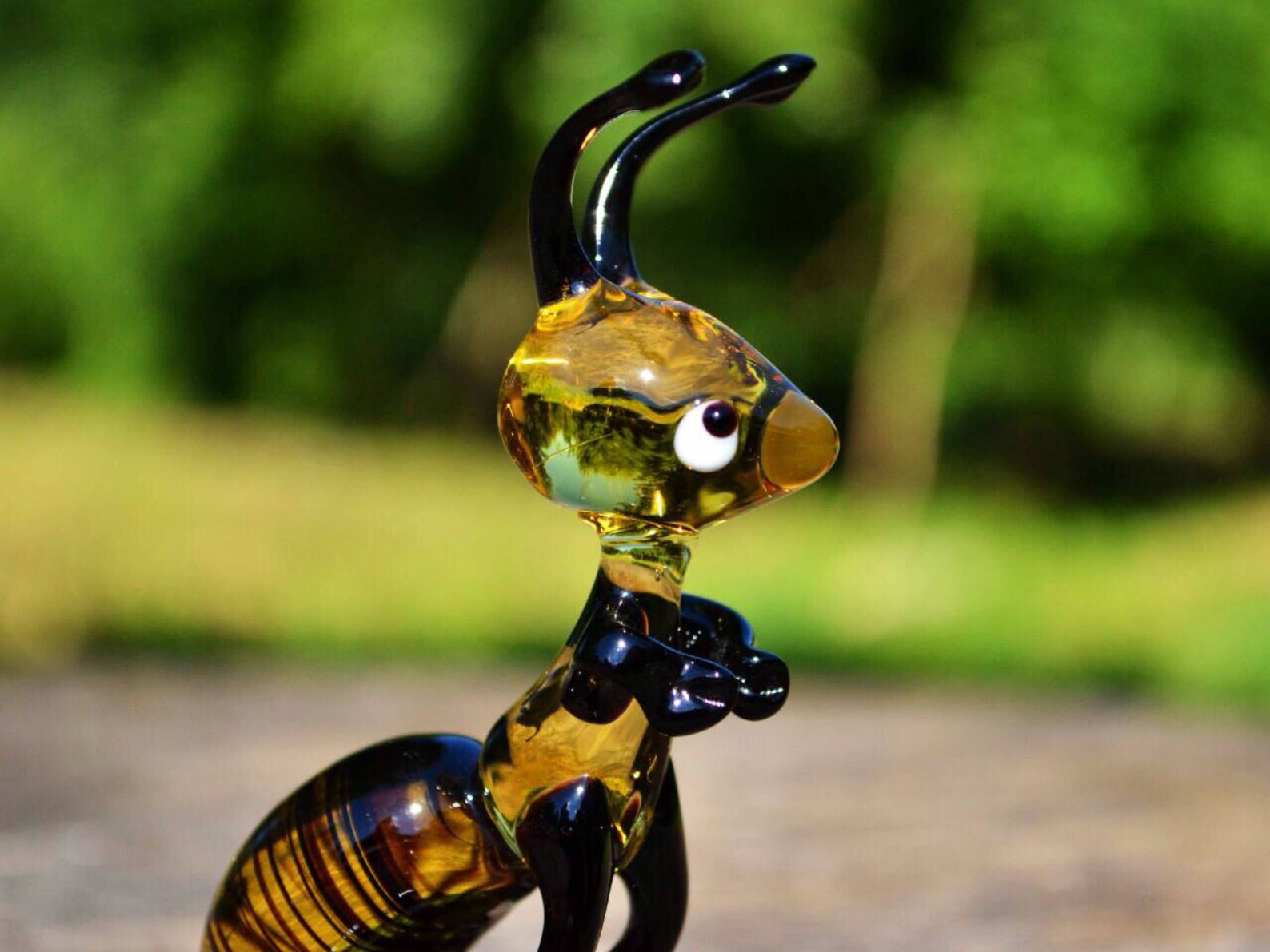 Glass Ant Figure Animal Collectible Figurine Doll House Ant - Etsy