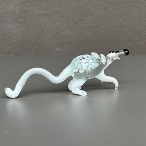 Glass Rat Figurine Rat Animals Glass Rats Sculpture Art Glass Rat Decor ...