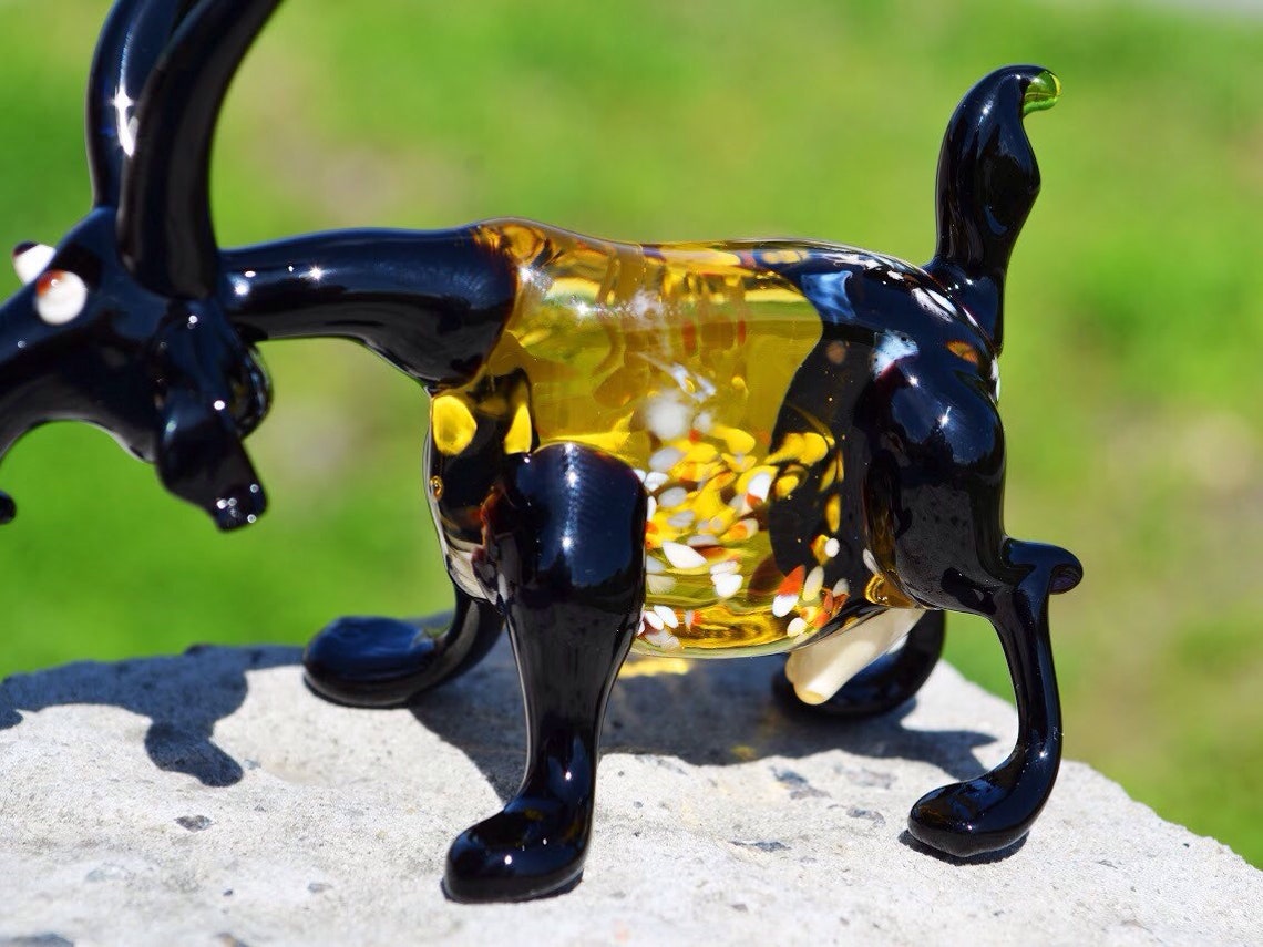 3.2 Glass Goat Figurines Blown Glass Goat Ornament | Etsy