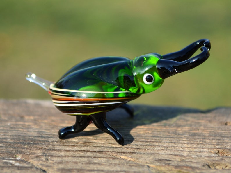 Glass Bug Figurine Bug Christmas Decoration Bug Xmas Sculpture - Etsy