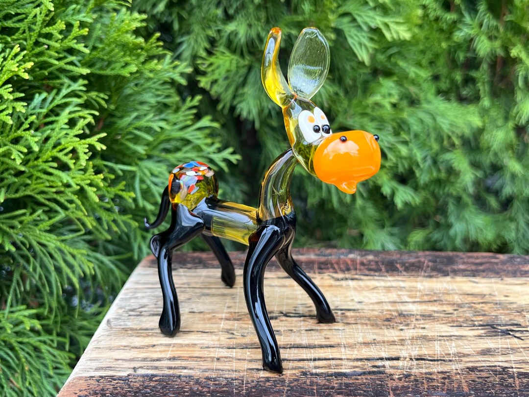Glass Donkey Figurine Sympathy Gift Glass Ornament Perfect Gift for ...