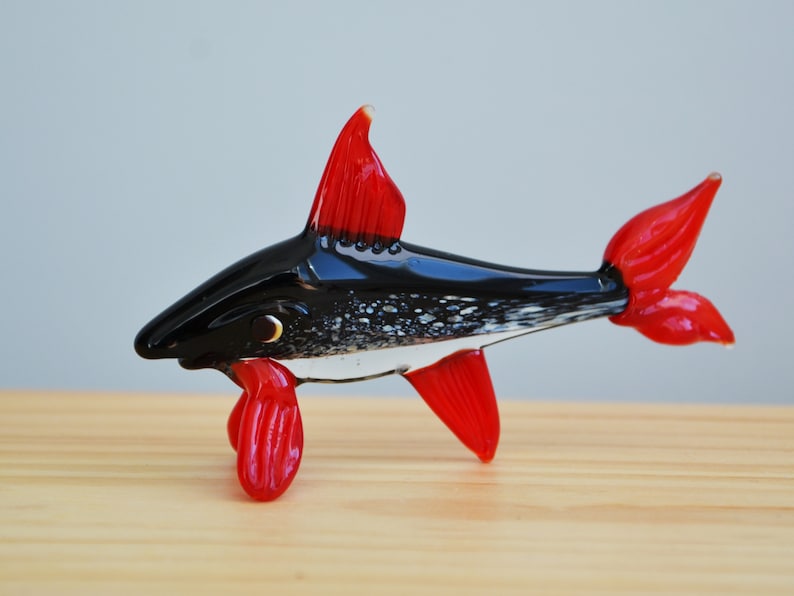 Art Glass Fish Toys Murano Animals Tiny Small Figure Glass - Etsy