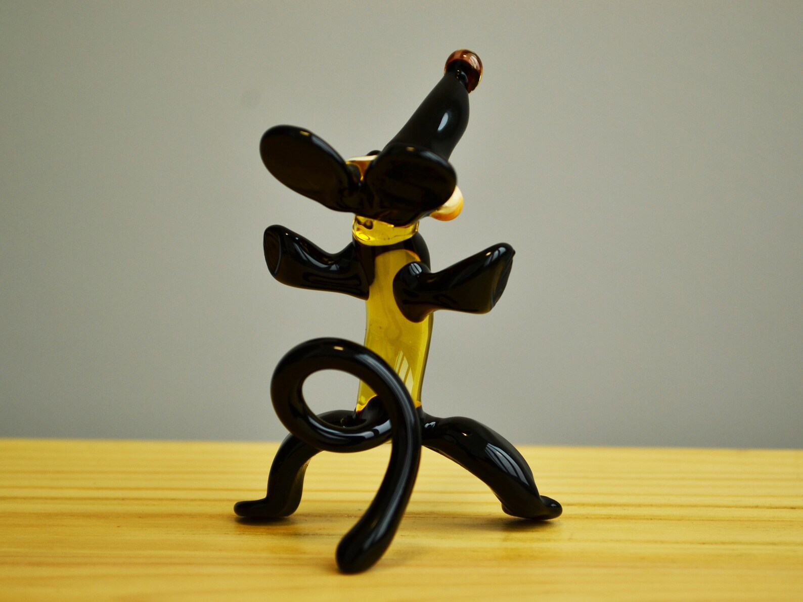 Big Glass Mouse Figures Sculpture Mouse Figurines Murano Mice | Etsy