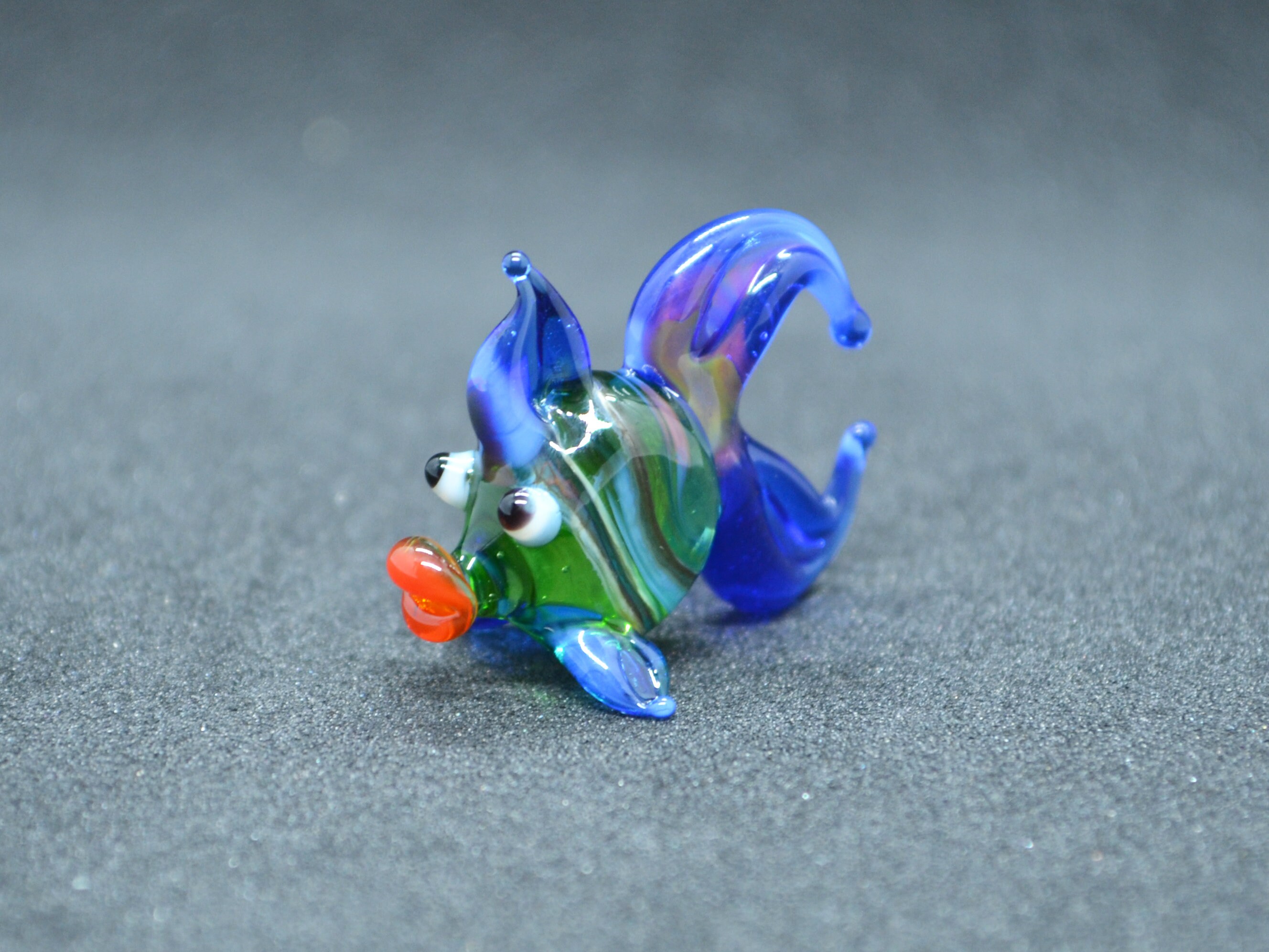 Blown Glass Fish Art Glass Fish Statue Figurine Mini Fish - Etsy