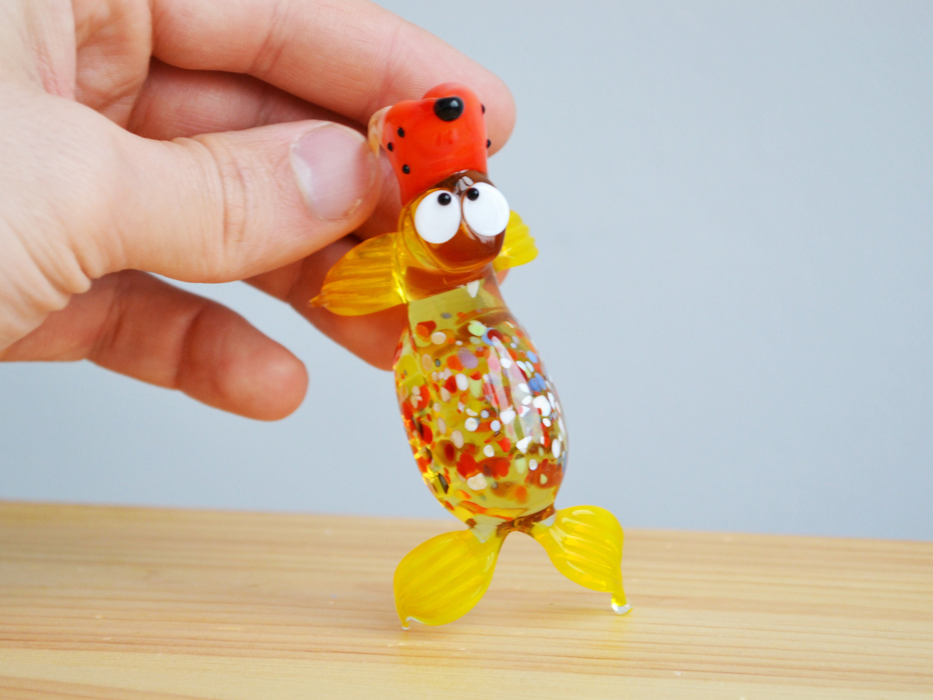 Yellow Glass Walrus Figurine Animals Glass Walrus Sculpture - Etsy