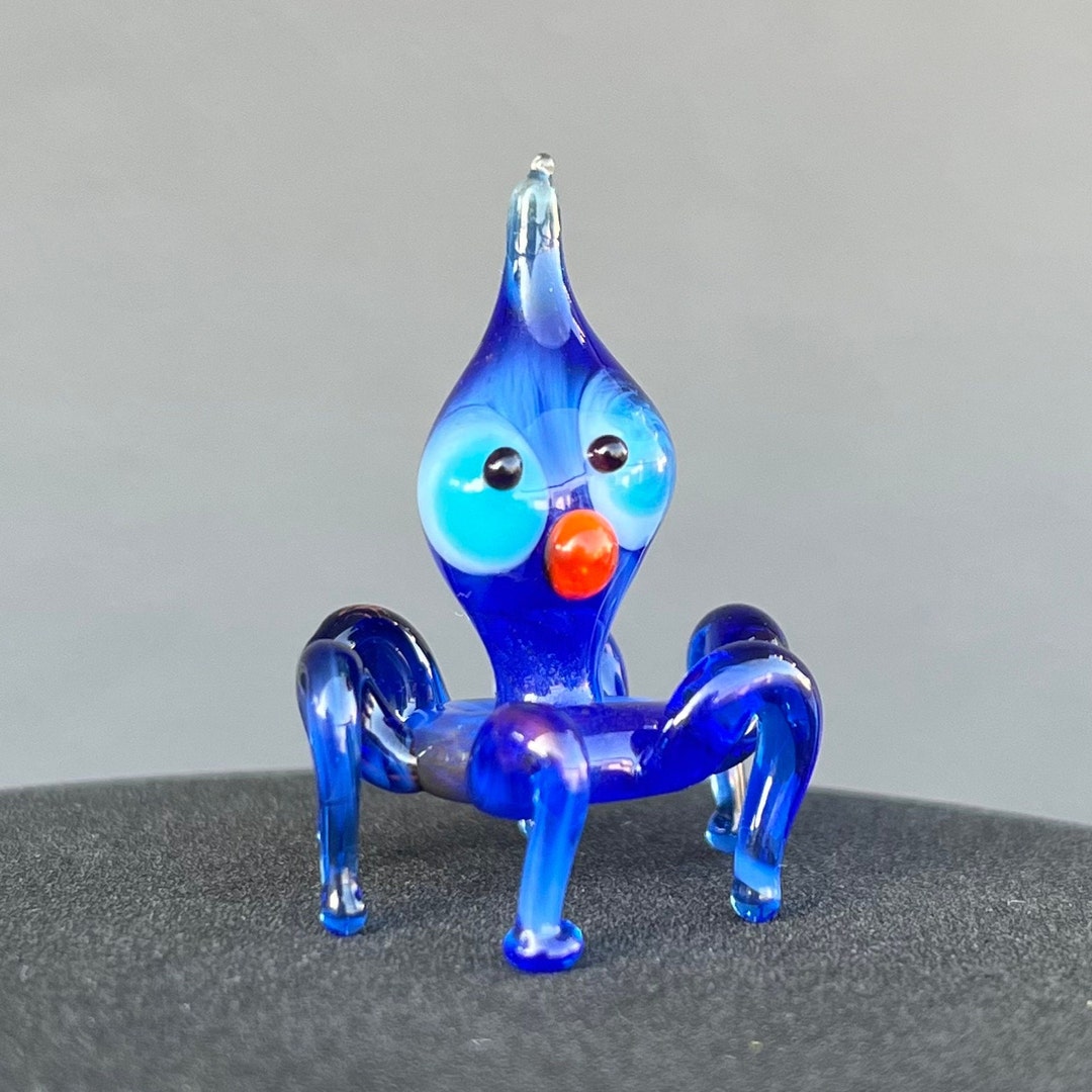 Small Octopus Sculpture Art Glass Octopus Statue Figurine Blown Glass ...