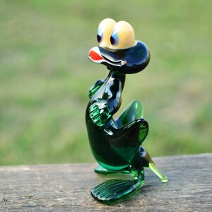 Glass Frog Figurine Animals Glass Frog Sculpture Artglass Toy - Etsy