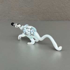 Glass Rat Figurine Rat Animals Glass Rats Sculpture Art Glass Rat Decor ...