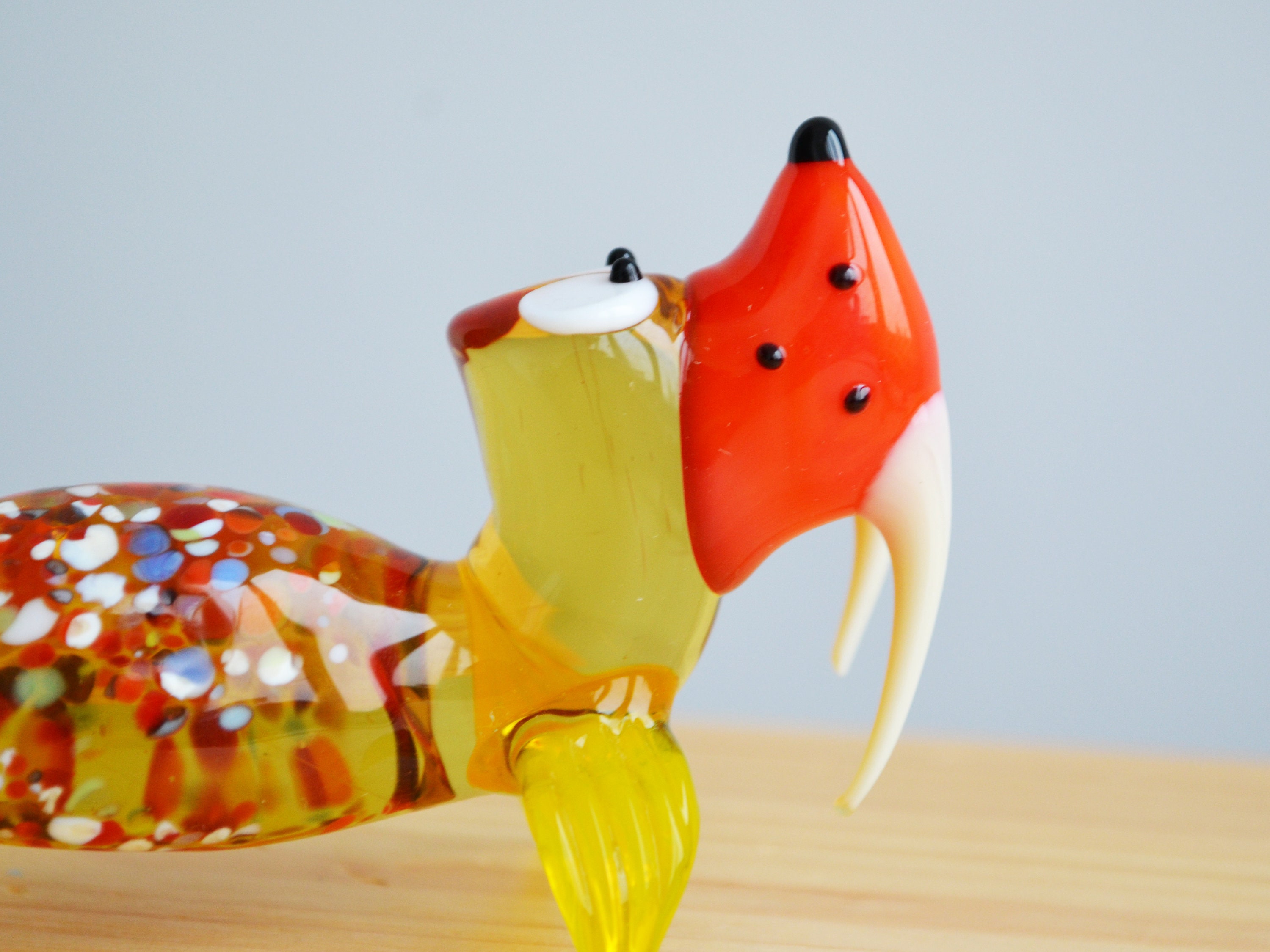 Yellow Glass Walrus Figurine Animals Glass Walrus Sculpture - Etsy