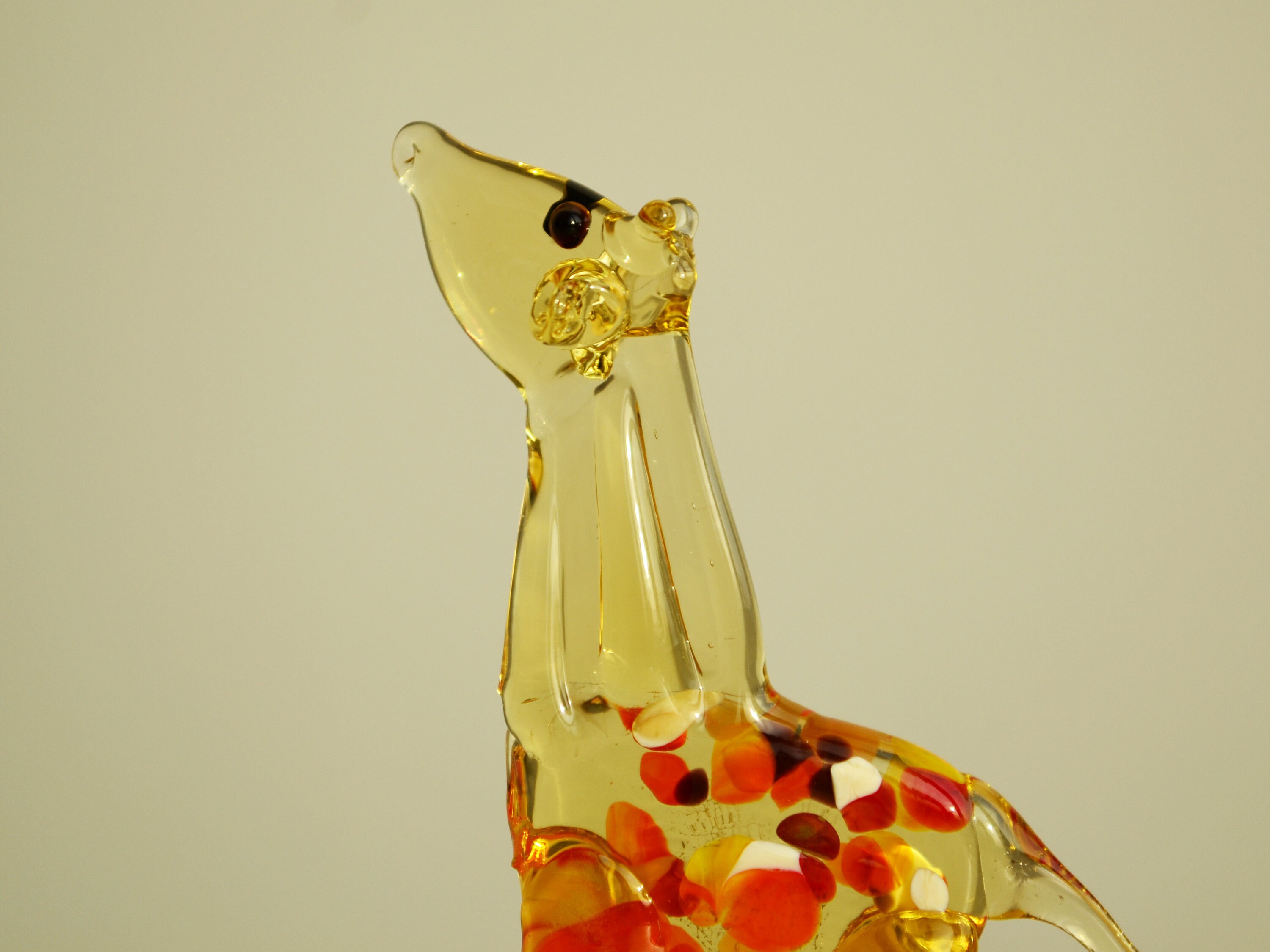 Glass Giraffe Figurine Animals Glass Giraffe Miniature Art - Etsy UK