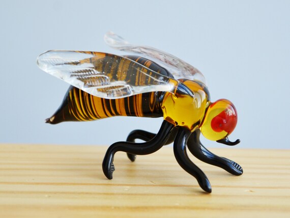 Glass Fly Figure Fly Glass Sculpture Art Glass Fly Fly | Etsy