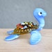 Blue Glass Turtle Figurine Animals Glass Turtles Sculpture Art - Etsy
