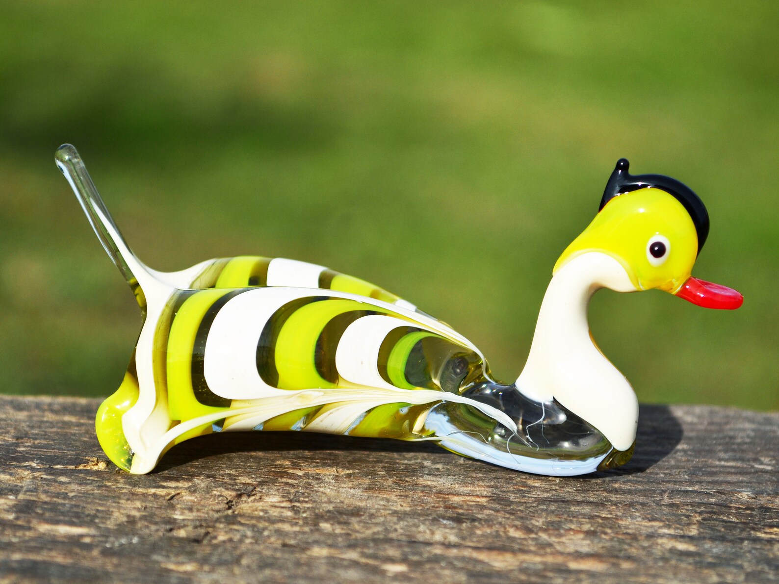 Glass Duck Figure Duck Toy Decor Duck Ornaments Duck - Etsy