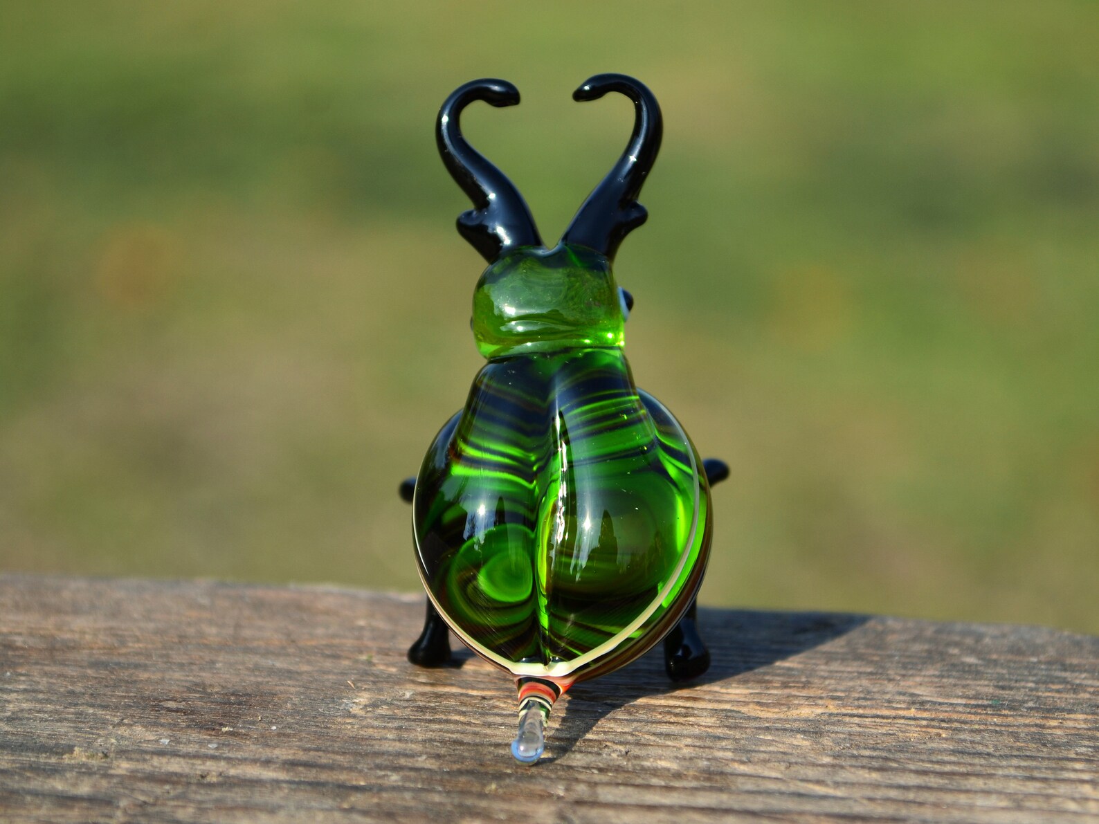 Glass Bug Figurine Bug Christmas Decoration Bug Xmas Sculpture - Etsy