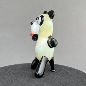 Glass Panda Sculpture Panda Figurines Art Glass Panda Bear Murano ...