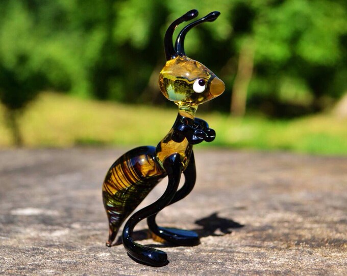 Glass Ant Figure Animal Collectible Figurine Doll House Ant Animal Ant ...