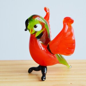 Red Parrot Figurine for Decoration Parrot Statue Decor Artwork - Etsy
