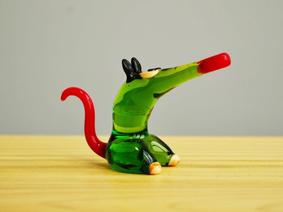 Glass Rat Figure Gifts for Moms Glass Rat Figurine Animals - Etsy