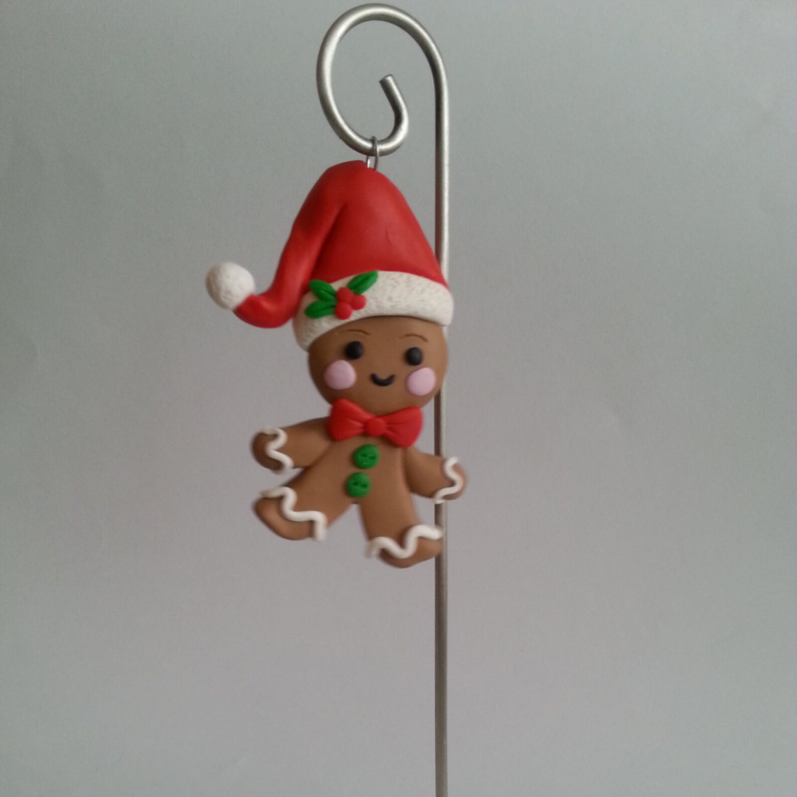 Handcrafted Gingerbread Man Christmas Ornament Polymer Clay - Etsy Canada