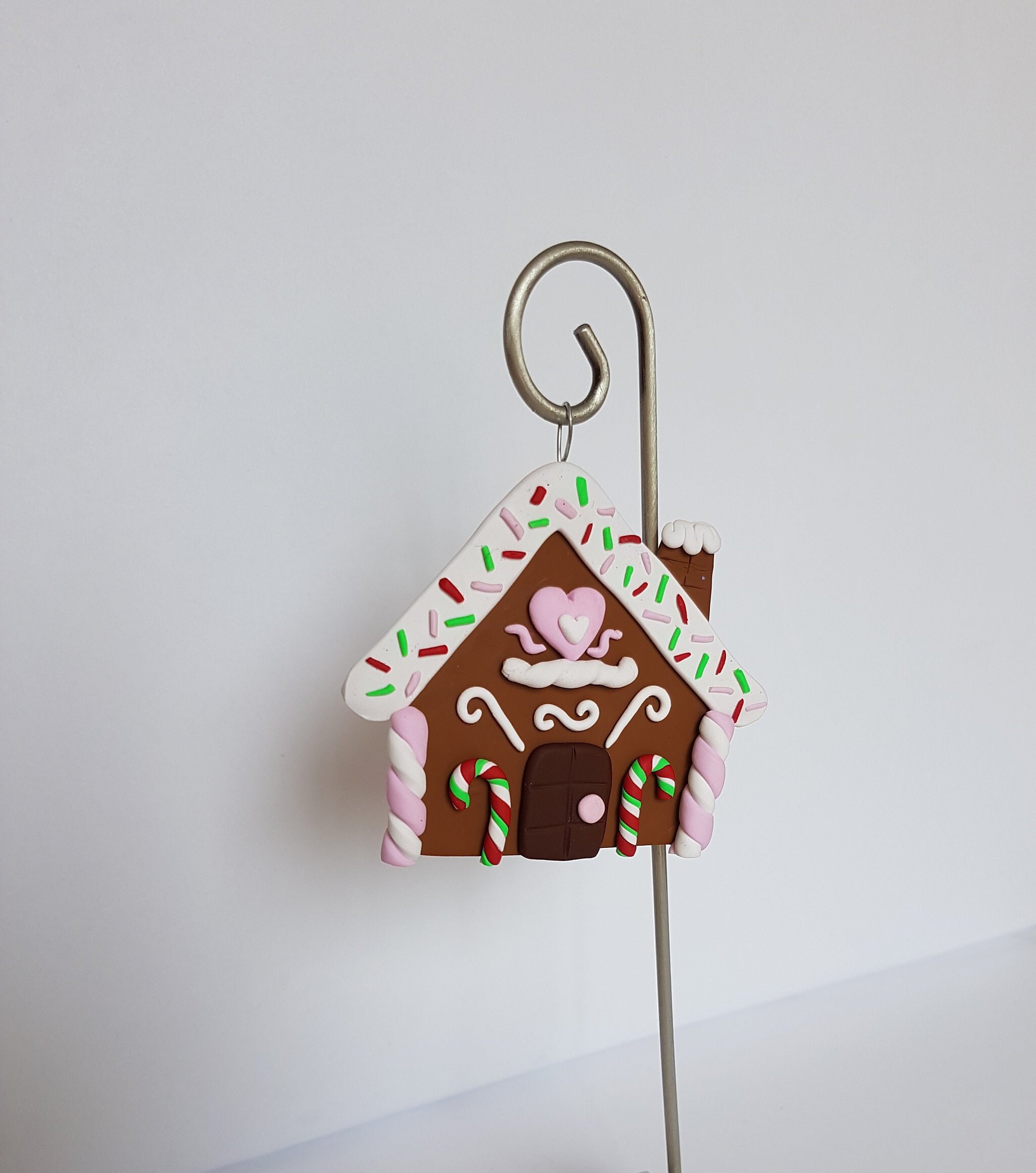 Handcrafted Gingerbread House Christmas Ornament Polymer Clay Ornament ...