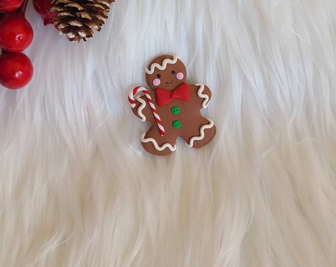 Gingerbread Person Enamel Pin - Etsy