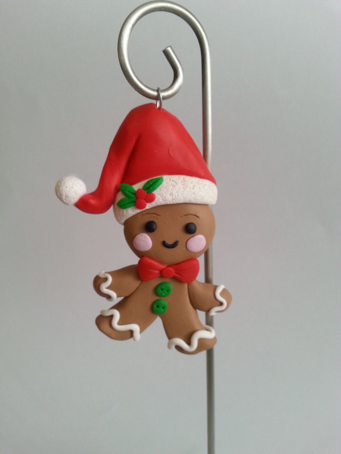 Handcrafted Gingerbread Man Christmas Ornament Polymer Clay - Etsy Canada