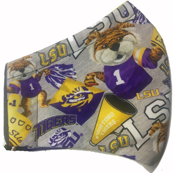 Lsu Face Mask - Etsy