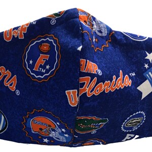 University of Florida florida Gators Face Mask With Sewn in - Etsy