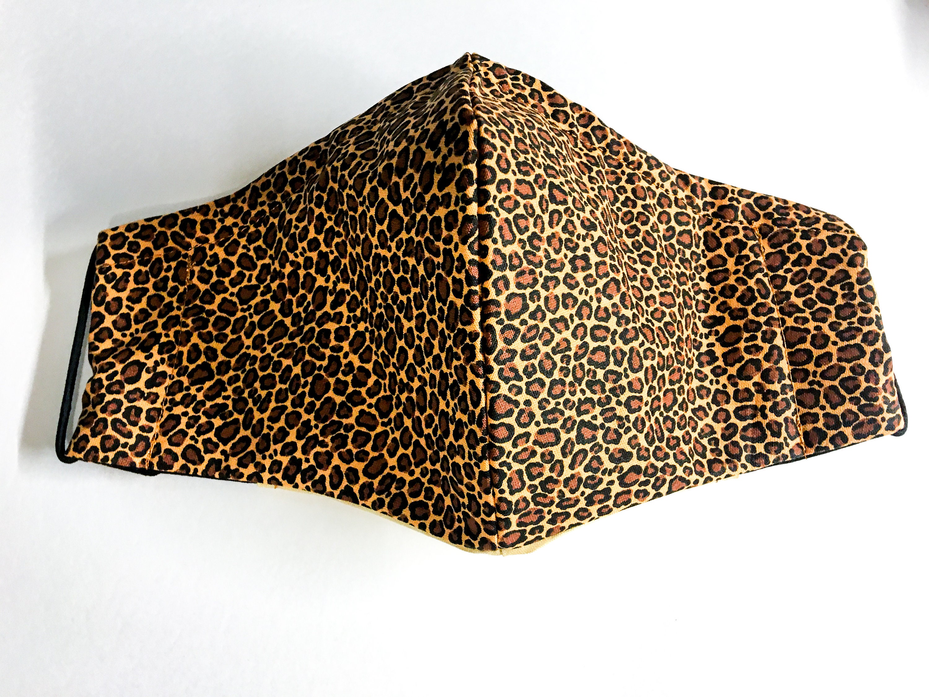 Cheetah Print Face Mask With Sewn in Filter Pocket and Nose - Etsy