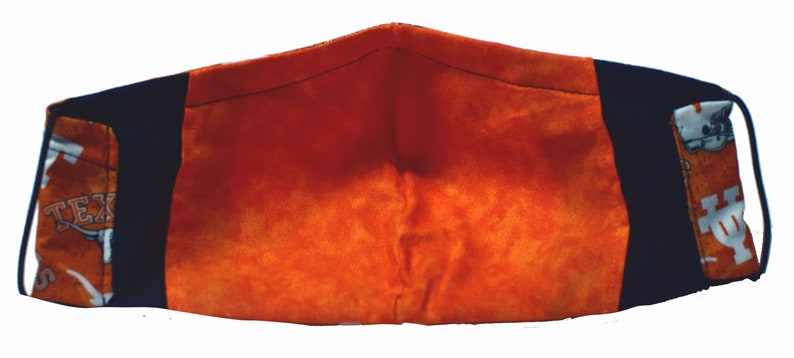 University of Texas New Style Face Mask With Sewn in Filter, Pocket and ...