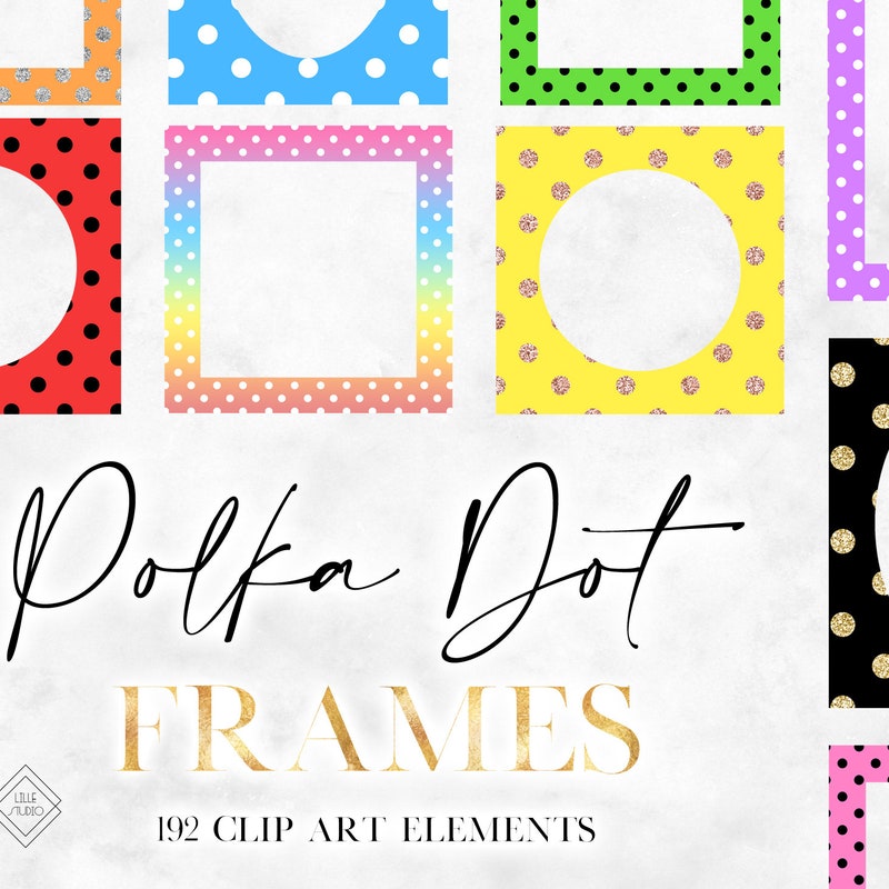 Polka Dot Frame - Etsy