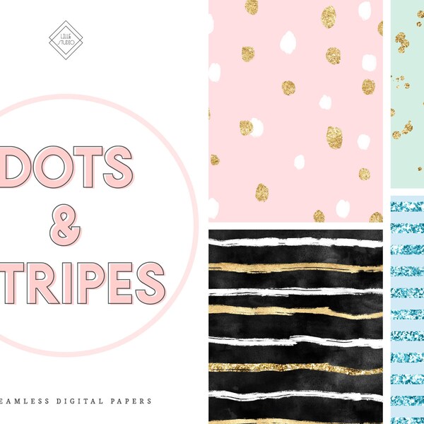Dots and Stripes - Etsy