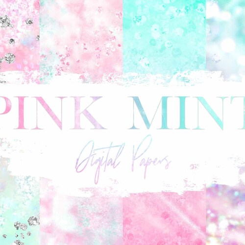 Mermaid Digital Paper - Etsy