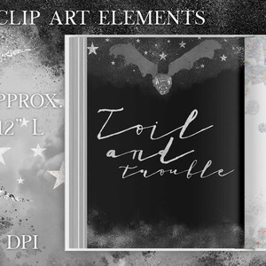 Halloween Clipart - Gothic Witch Clip Art Borders - Witchcraft Border ...