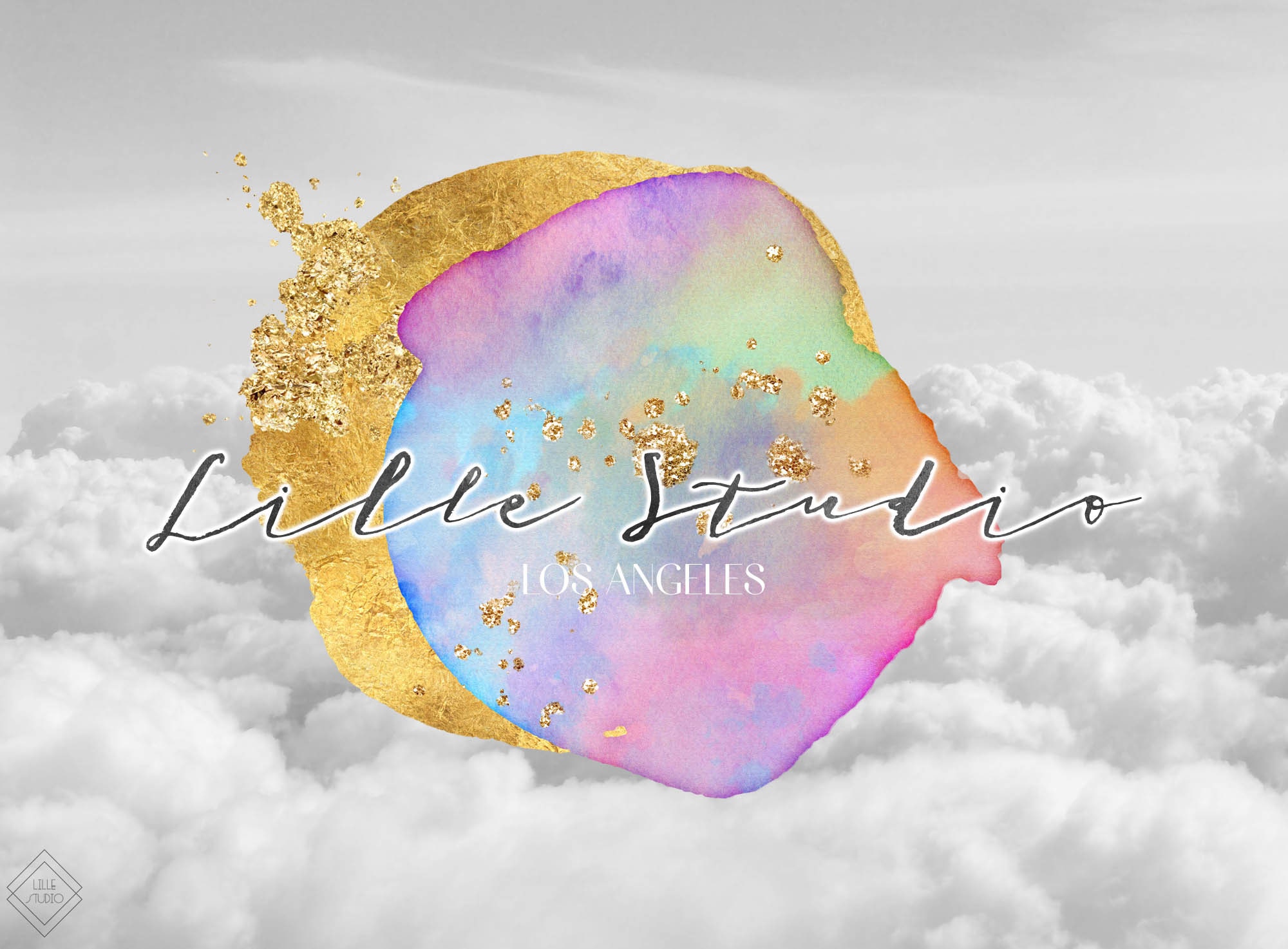 Rainbow Glitter Brush Strokes Watercolor Clipart Watercolour | Etsy