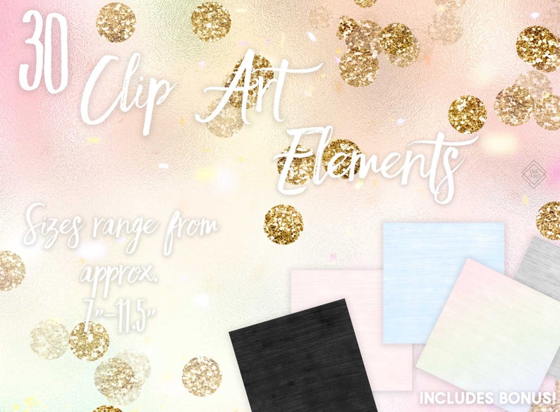 Banner Bunting Clipart Rainbow Party Flag Glitter Clip Art - Etsy