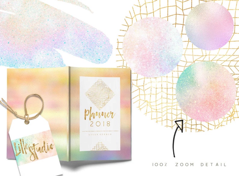 Rainbow Digital Paper Unicorn Background Papers Pastel - Etsy