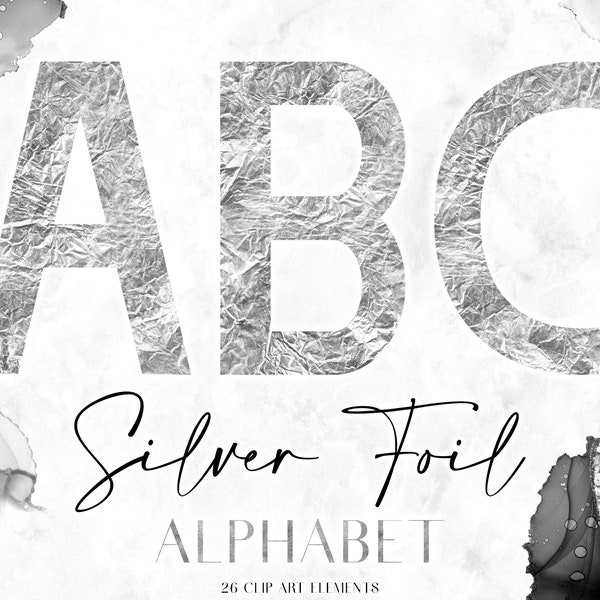 Foil Alphabet - Etsy