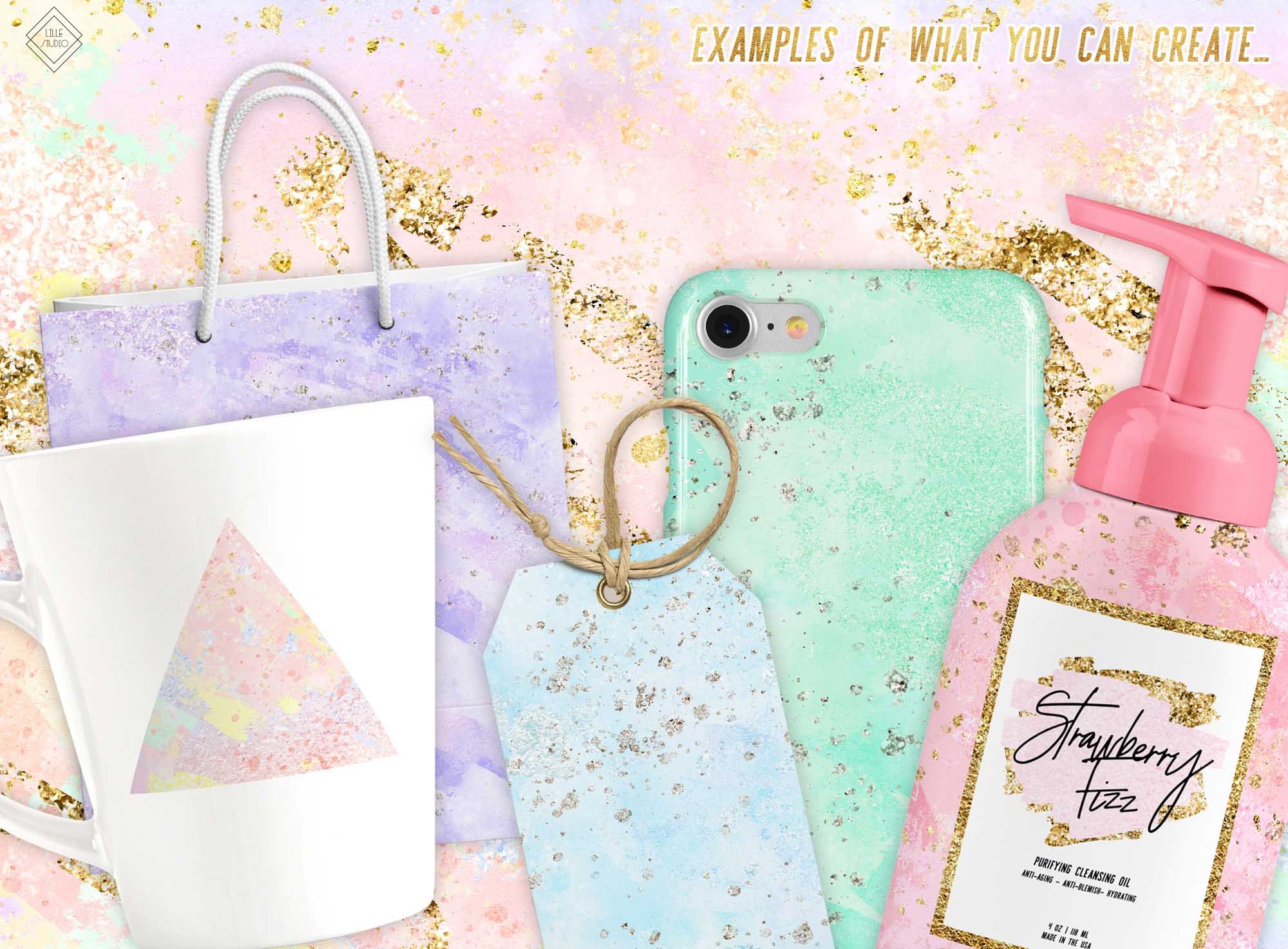 Pastel Watercolor Digital Paper Rainbow Seamless Pattern | Etsy