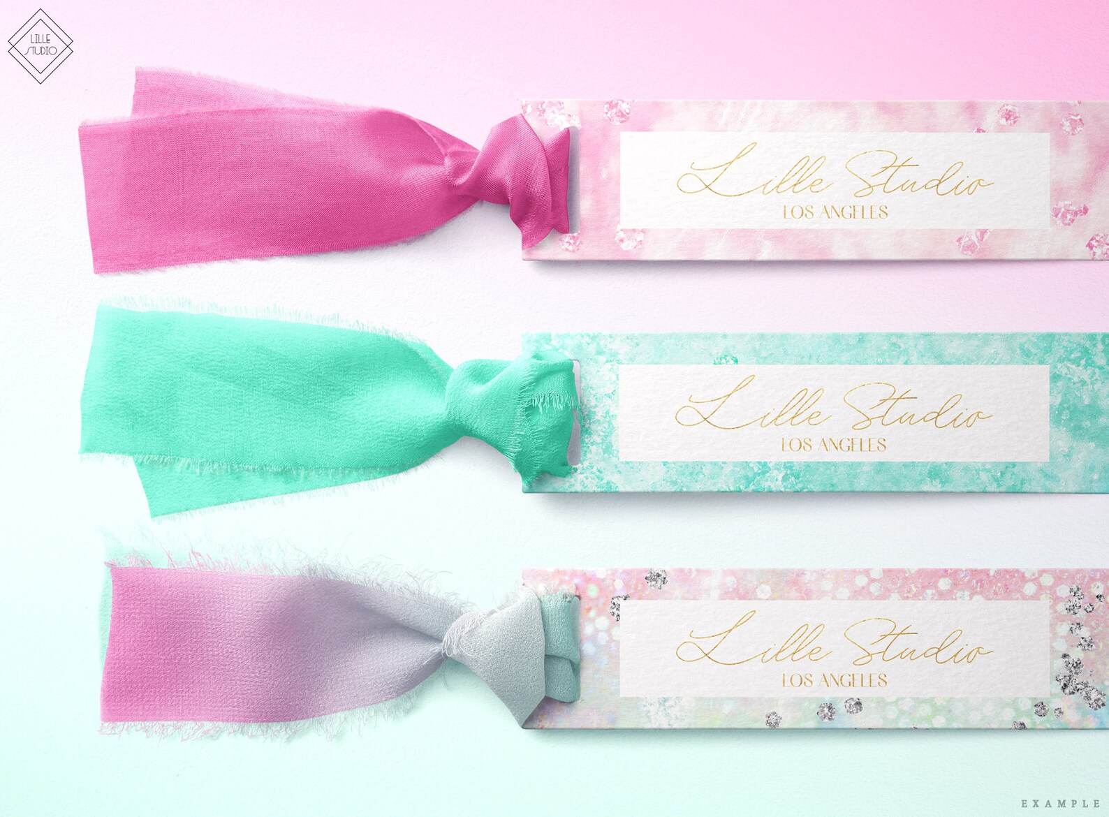 Pink Mint Green Digital Paper Watercolor Mermaid Sea Glitter - Etsy