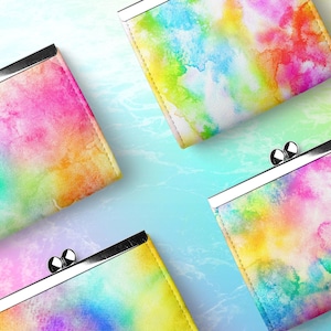 Rainbow Watercolor Seamless Digital Paper: Colorful Background Patterns, Glitter Overlays (JPG ...
