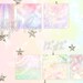 Unicorn Digital Paper Fairy Background Pastel Rainbow Papers Bokeh ...