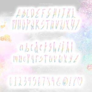 Rainbow Digital Alphabet PNG Clipart - Glitter Rainbow Monogram Clip ...