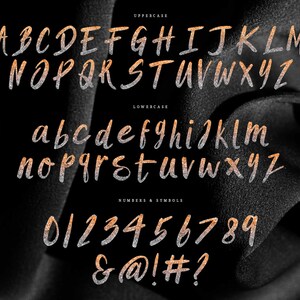 Halloween Glitter Alphabet Clipart: Black & Orange PNG Monogram Letters ...