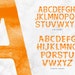 Orange Watercolor Digital Alphabet Water Color Letter PNG Clipart ...