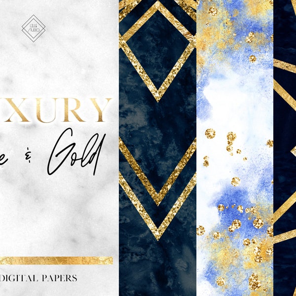 Navy Geometric - Etsy