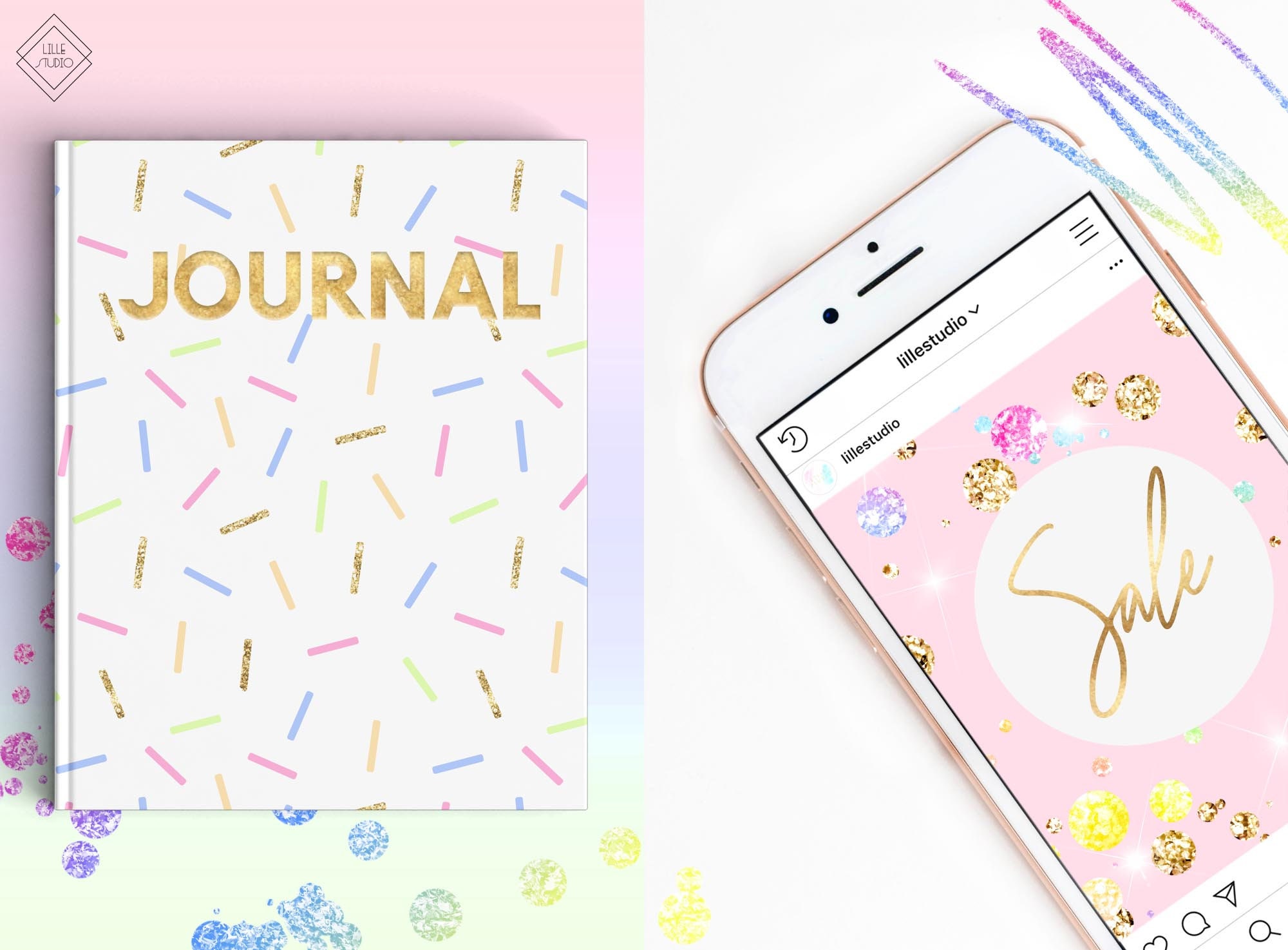 Pastel Rainbow Seamless Digital Paper Watercolor Confetti - Etsy