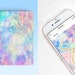 Rainbow Holographic Watercolor Digital Paper Pastel Unicorn - Etsy