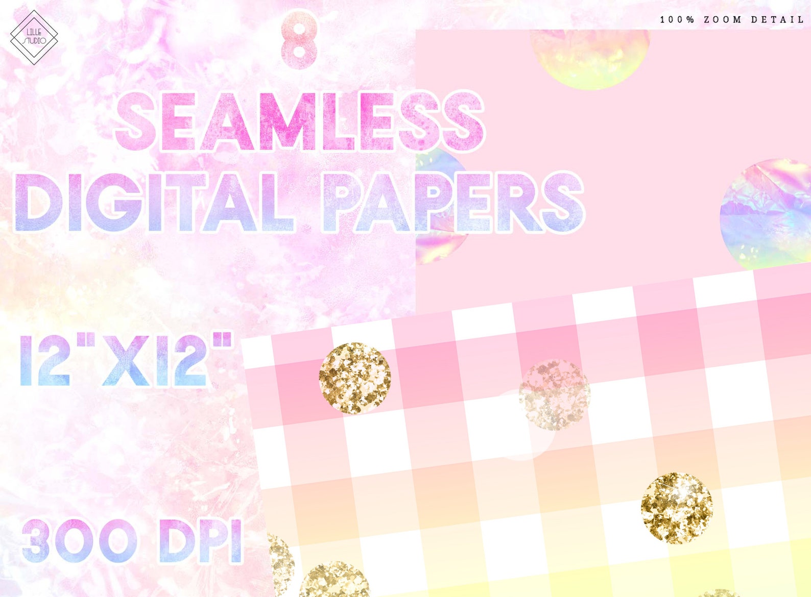 Pastel Rainbow Seamless Digital Paper Watercolor Confetti - Etsy