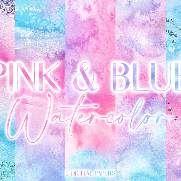 Blue Abstract - Etsy